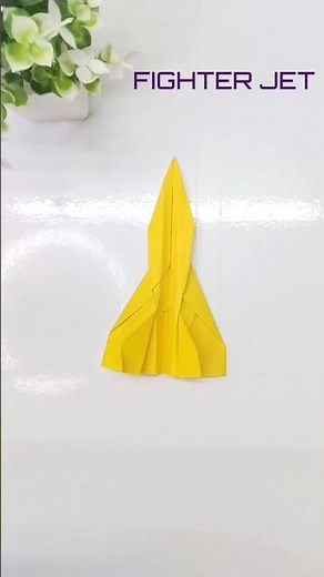 Origami Fighter Jet Fly Really So Far Tutorial | How to make a Cool Paper Plane Step By Step