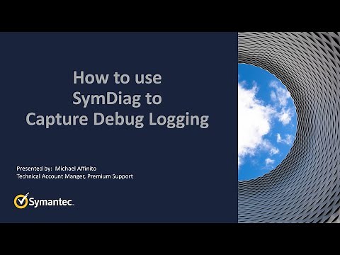 Using SymDiag to Capture Debug Logs in SEP