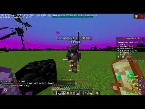 PVPZoneFlat.minehut.gg Ely dtaps and casual clips