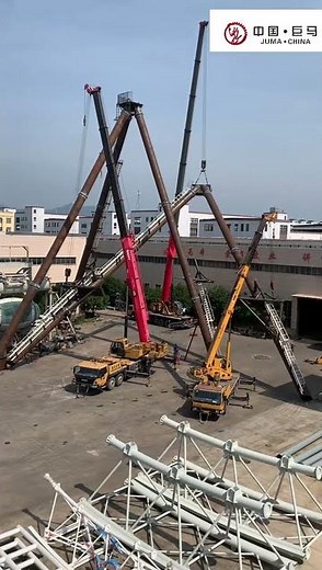 🔧🎡 On-Site Ferris Wheel Installation | Precision Meets Grandeur