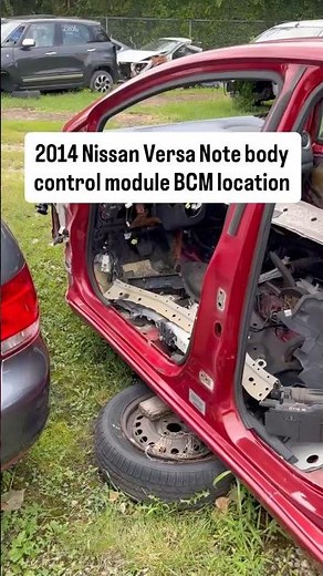 2014 Nissan Versa Note body control module BCM part number 284B1-3WC2A location on car