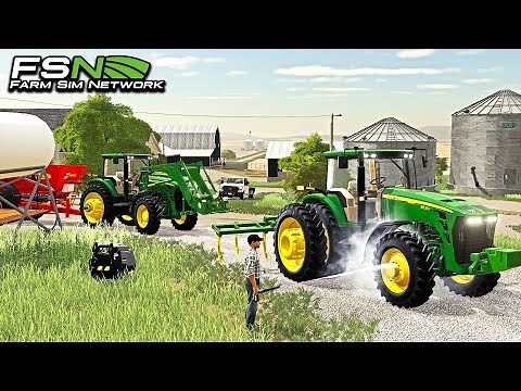 BUYING 2 NEW JOHN DEERE TRACTORS & NEW TRUCK! (ROLEPLAY FSN)