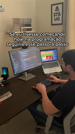 Erick Scur | Se eu tivesse começando hoje na programação, eu faria isso aqui sem pensar duas vezes 👇 1️⃣ Primeiro, escolheria uma área de atuação.... | Instagram
