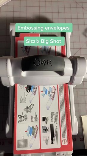 Embossing Envelopes with Sizzix Big Shot Tutorial