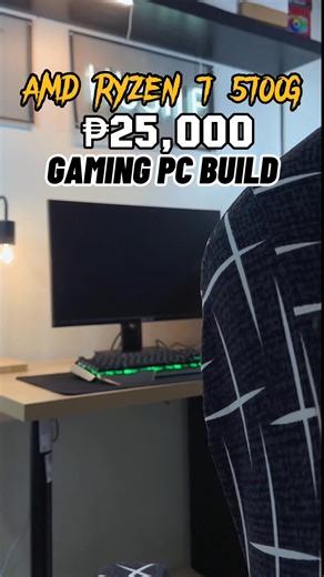 4.5K views · 21 reactions |  Budget Beast Unleashed! Get smooth 1080p gaming and multitasking power with this AMD Ryzen 5700G Gaming PC Build — all for just ₱25,000! #Ryzen5700G #BudgetGamingPC #GamingBuildPH #PCBuildUnder25K #PCMasterRacePH #AffordableGaming #RadeonPower #GamingOnABudget #PinoyGaming #TechPH | DC Gaming Computer Setups - Imus Branch | Facebook