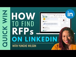 How to find RFPs on LinkedIn | B2B Marketing Quick Wins