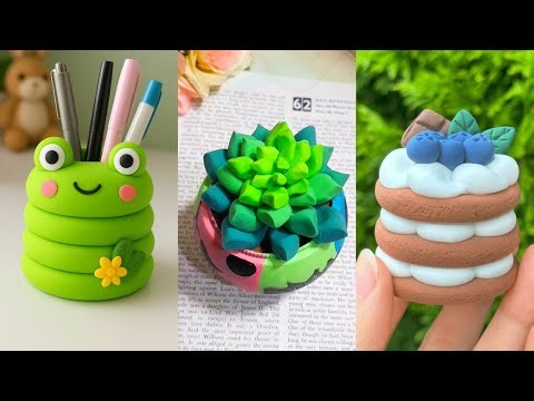 10 + Cool & Creative Clay Art Ideas 🌷 Clay Craft Ideas You Can Make At Home