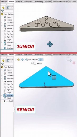 Solidworks Skech Driven Pattern
