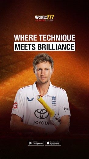 🎩🏏 Joe Root — Where Technique Meets Brilliance! A master of patience, precision, and pure class. From elegant drives to match-winning knocks, Root continues to remind the world why he’s one of the finest batters of this era 🌟🔥 World777LiveLine celebrates the genius of Joe Root — cricket’s true craftsman! [ World777LiveLine , JoeRoot , RootMasterclass , CricketLegend , BattingGenius ] . . . . . . . #World777LiveLine #JoeRoot #RootMasterclass #CricketLegend #BattingGenius #CricketUpdates #Test