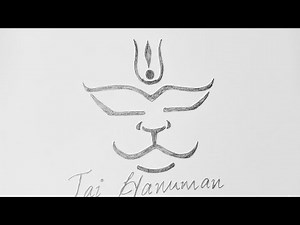 Draw Hanuman Face Easily | Hanuman Sketch for Beginners | Easy Hanuman Drawing