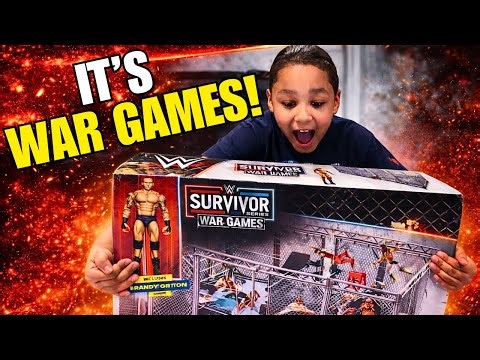 WWE War Games Playset Unboxing (Ring + Randy Orton Figure!)