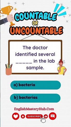 Countable vs Uncountable Nouns 🧠✨