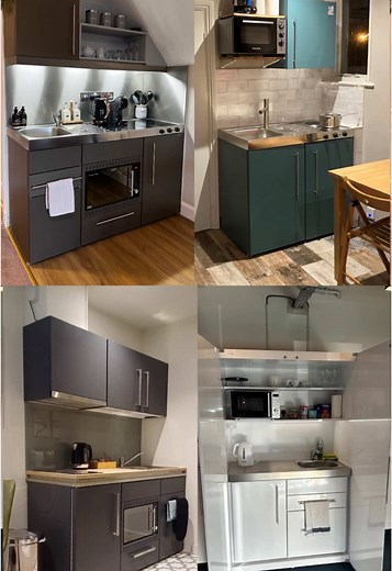 Mini Prebuilt Kitchens by Elfin for Small Spaces
