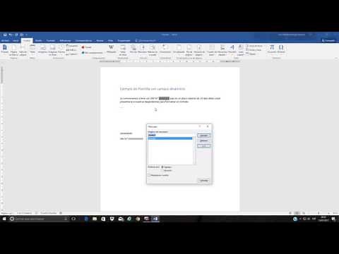 Word Parte 25 (Plantillas con campos dinámicos)