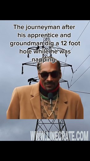 57K views · 621 reactions | Tag your Journeyman 藍 Credits lifeontheline1 #journeyman #linemanproblems #linemanissues #linemanfunny #linetrash #trashlineman #highclasslinetrash #linemanporn | LineCrate | Facebook