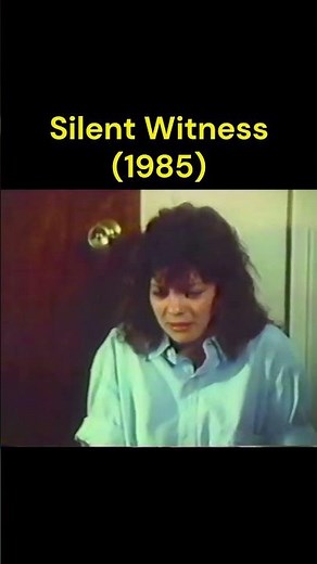 Promo for the TV-movie "Silent Witness" (2985) #eightiestv #retro #tvmovie #valeriebertinelli