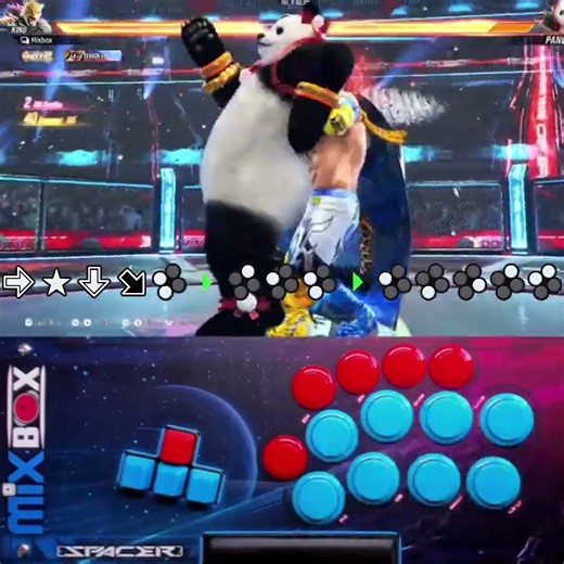 When King hits the Rolling Death Cradle, it's game over. Mixbox / Keyboard / Leverless controller