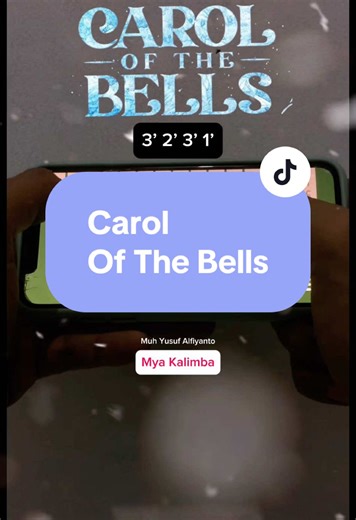 Carol of the bells easy tabs kalimba app #keylimba #kalimba #fyp