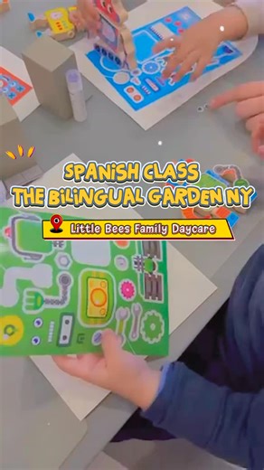 The Bilingual Garden NY | BILINGUAL MOMMY & ME | NYC on Instagram: "✨ Today we brought our magical Spanish immersion class to Little Bees Family Daycare! ✨ Arts & crafts 🎨, singing and dancing 🎶💃, and tons of sensory play and fun—all through play-based Spanish immersion! 🌈 Looking to add an enrichment program to your routine? We bring all the fun to you! 🏫 Ideal for daycares, preschools, PK3 programs, and elementary schools 🌍 Language immersion | 🎭 Creative play | 🧠 Developmentally desig