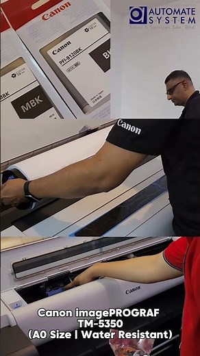 #HappyCustomer with Canon imagePROGRAF TM-5350 Large Format Printer