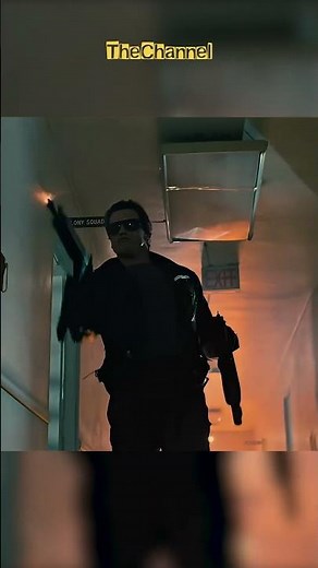 The Terminator Goes on a Rampage at the Police Station #James cameron