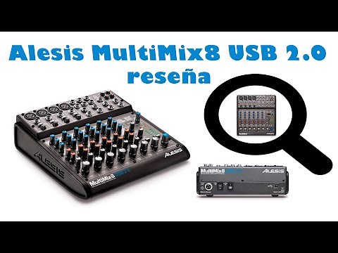 Alesis multimix 8 USB 2 0 TUTORIAL COMPLETO