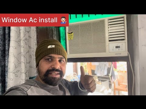 How to window Ac install #acrepairing #acservice #acinstallation #airconditioner #windowacpitting