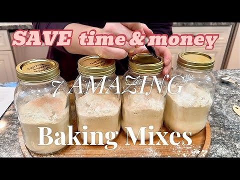 7 Homemade Baking Mixes | Quick and Easy