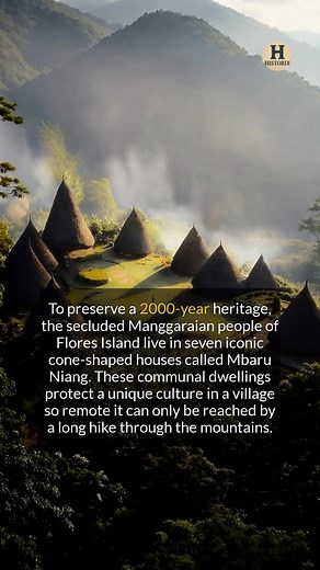 4.1K views · 35 reactions | These unique cone-shaped houses protect a centuries-old culture in a remote Indonesian village. #history #survival #ancient | Historix | Facebook