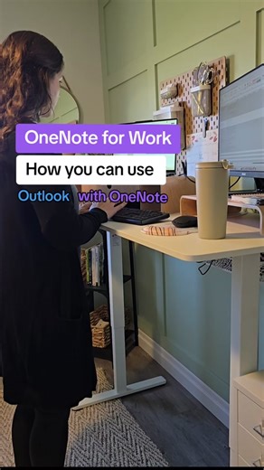 Did you know you can connect both Outlook and OneNote? It's not a useful tool for everyone, but if you live in both apps - it's worth a try! You can connect via