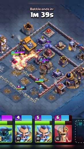 POST NO PROTECTION! Destroying it in Builder Battles 💣👑 Clash of Clans V3nom Gaming