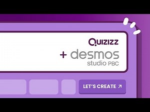 Desmos + Quizizz = Math made cool for your students ➕➗➖