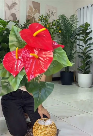 Artificial Anthurium Plants for Stylish Home Decor