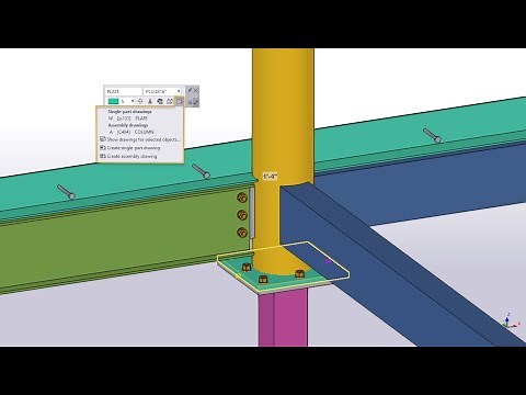 Tekla Structures 2021 - Improvements to the Contextual Toolbar