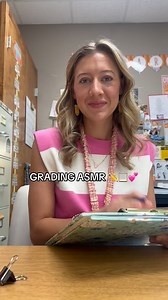 39K views · 2.2K reactions | Let’s grade some papers together 珞 #teacher #teachers #teacherlife #elementaryteacher #teachersofinstagram #elementary #classroom #firstyearteacher #asmr #asmrsounds | Katie Lynn Ward | Facebook