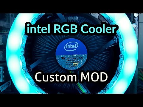 intel RGB Stock Cooler | Custom Mod | Giveaway