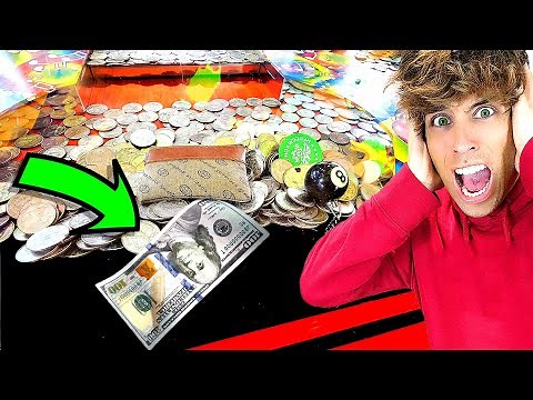 Found Another HIGH LIMIT Coin Pusher - $100 On The Edge!