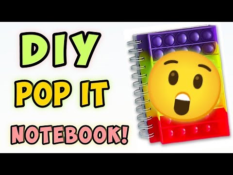 DIY Pop-it Notebook! 😲🤓 How to make Pop it Notebook🌈 Diy Pop it book ‪@twintag-ayeshafiroz‬
