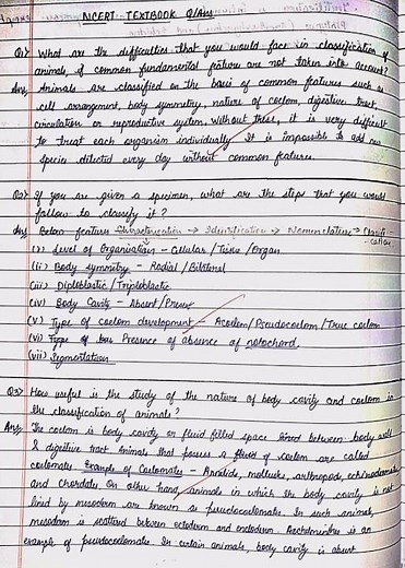 Animal Kingdom | Chapter 4 | Biology | Class 11 | NCERT Solutions