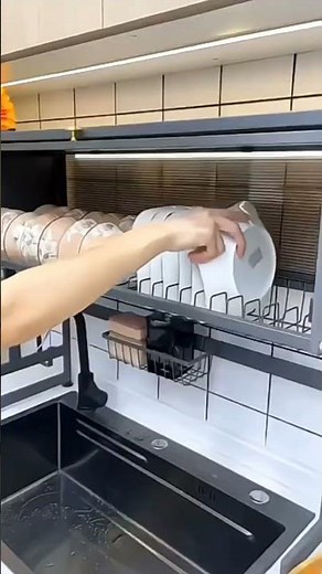 🌟Modern Dish Rack Review: Organize Your Kitchen in Style! 🍽️