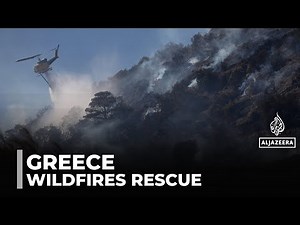 Greece wildfires force mass evacuations, volunteers lead rescue efforts
