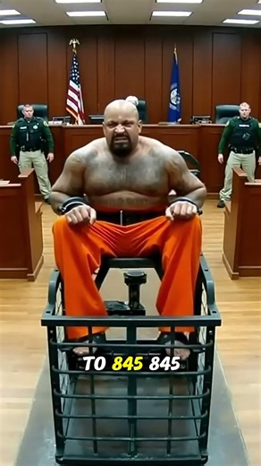 845 Years Sentenced — Giant Inmate LOSES IT in Full Metal Grid 😱 | CCTV