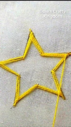 Amazing Star Stitch Hand Embroidery Tutorial for Beginners