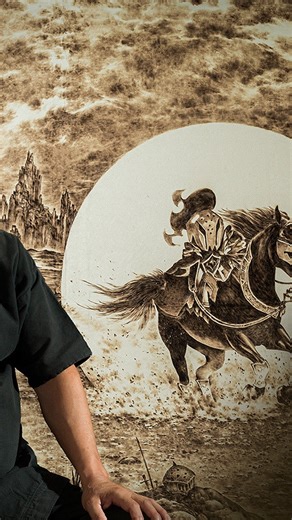 CookieRun: Kingdom on Instagram: "Silent Salt Cookie Walks the Path of Silence “Nakhwa” is a traditional art of pyrography, created by delicately burning wood or paper with a heated tool.  It requires great patience and time to complete. Meet the Justiciar of Silence  Silent Salt Cookie, portrayed by Kim Yeong-Jo, a Nakhwa Artisan.  Watch the full version now on our Youtube channel! #cookierun #cookierunkingdom #nakhwa #kimyeongjo #silentsaltcookie"