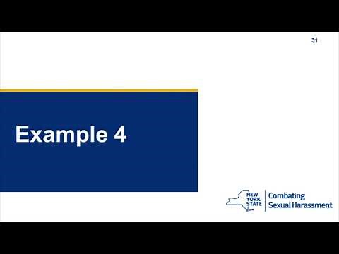 Sexual Harassment Prevention Training Part 2: Case Studies English