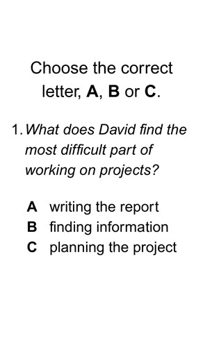 26 reactions | IELTS Listening Challenge  Multiple-choice question!… | General English | Facebook