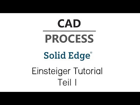 Solid Edge 2020 für Einsteiger | Tutorial | Teil 1 | Ebenen Skizzen Extrusion