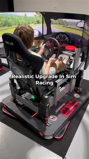 The most realistic component for sim racing #racingsimulator #simracing #mancave #motorsport #motionsimulator