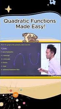 Master Quadratic Functions with StudyPug! 🧮