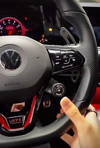 VW Golf MK8/8.5 Mod -Steering Wheel Upgrade #golf8 #golf8gti #golf8r #volkswagen #vwgolf